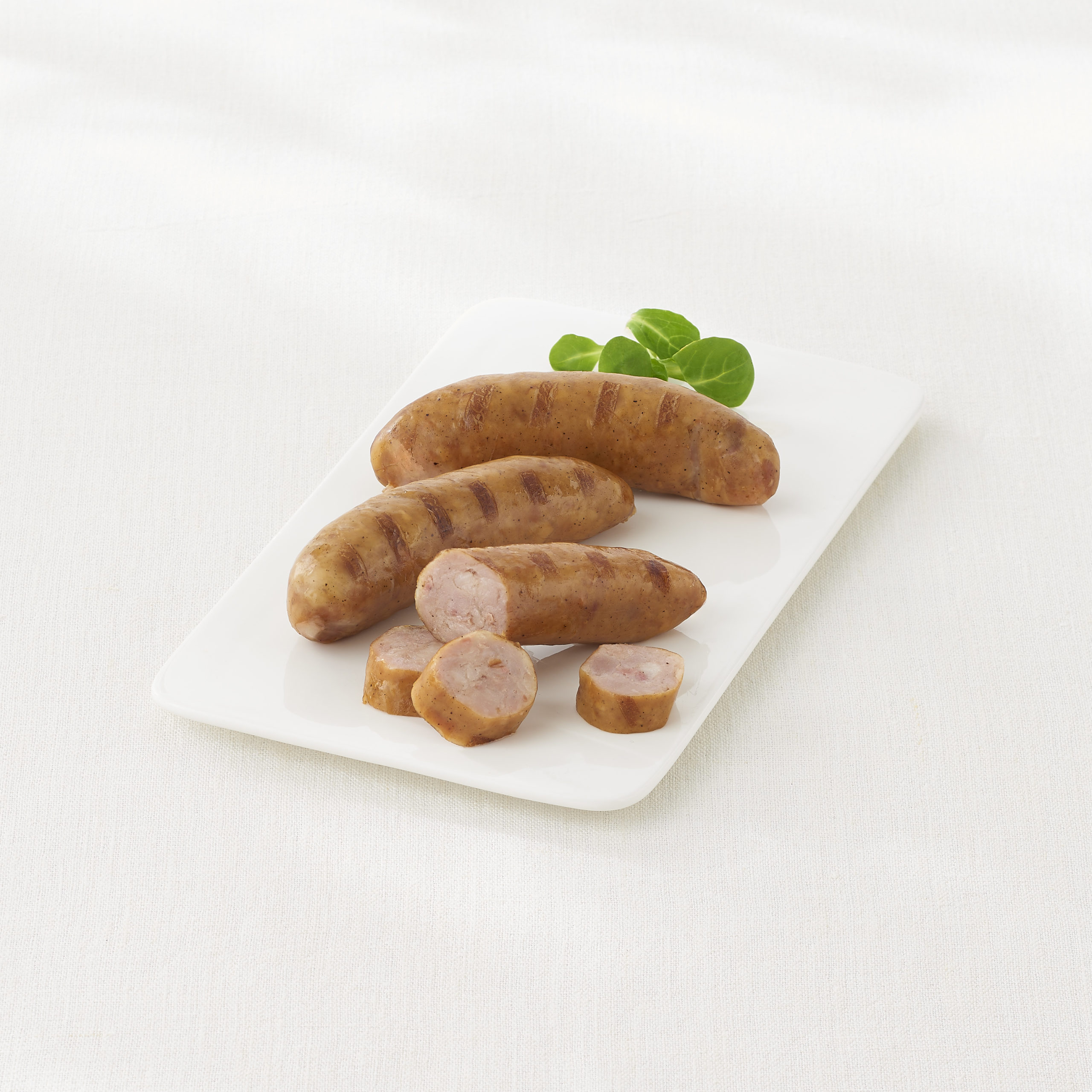 Saucisse pur porc FR fumée cuite grillée - Espri Restauration