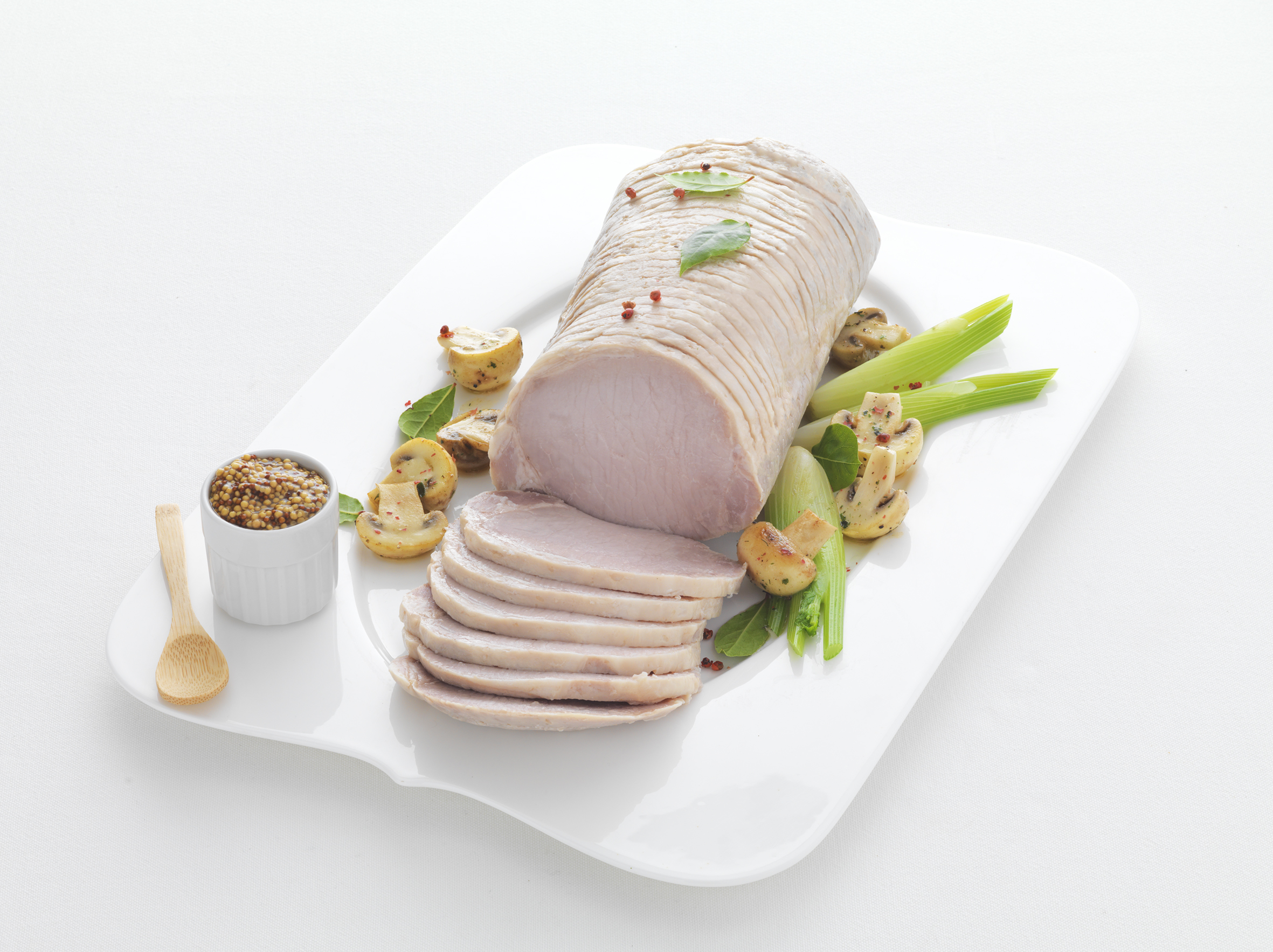 Rôti de porc FR cuit tranché moyen - Espri Restauration